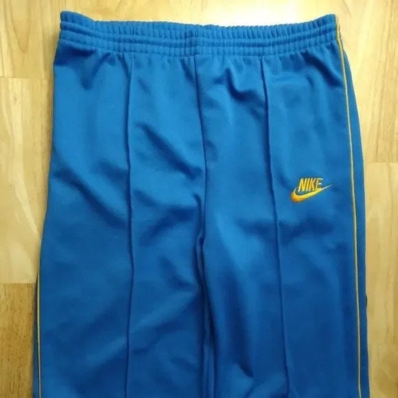 Vintage 70s Nike Logo Striped Sweat Pants Joggers Track UCLA - Etsy
