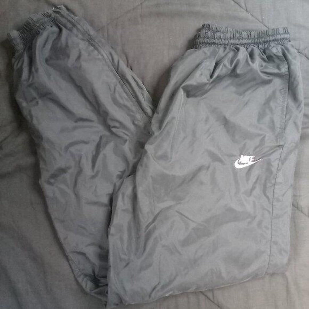 Vintage 90s Nike Lined Wind Pants Joggers Trainers - Etsy