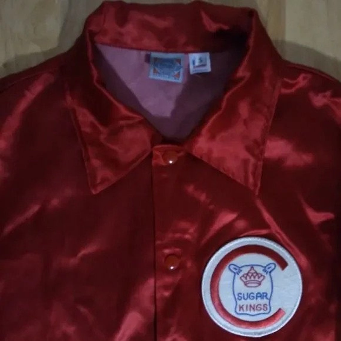 Deadstock Vintage Ebbets Field Flannels Havana Sugar Kings Satin Jacket ...