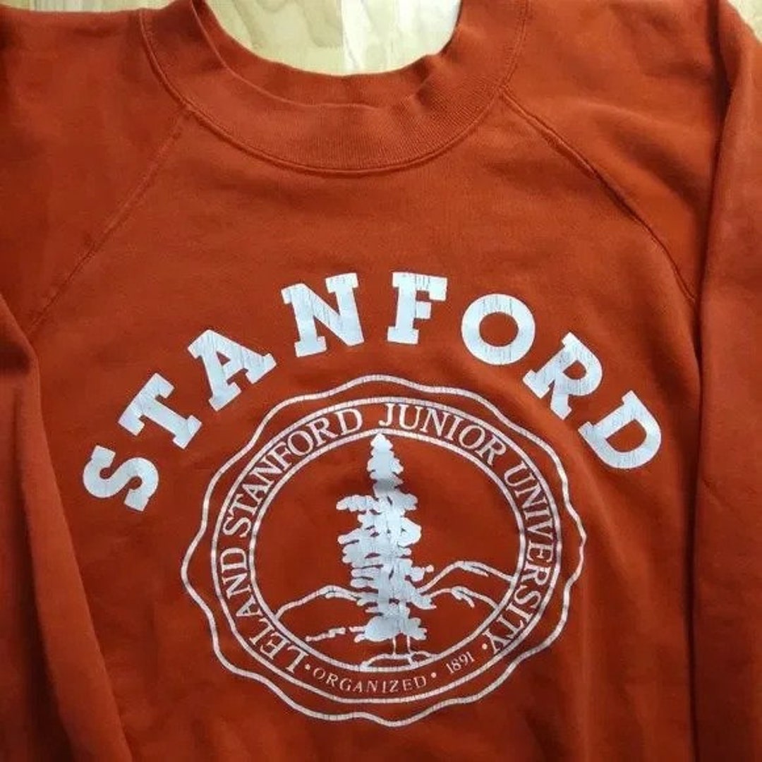 Vintage 80s Stanford University Seal Emblem Crewneck Sweatshirt - Etsy