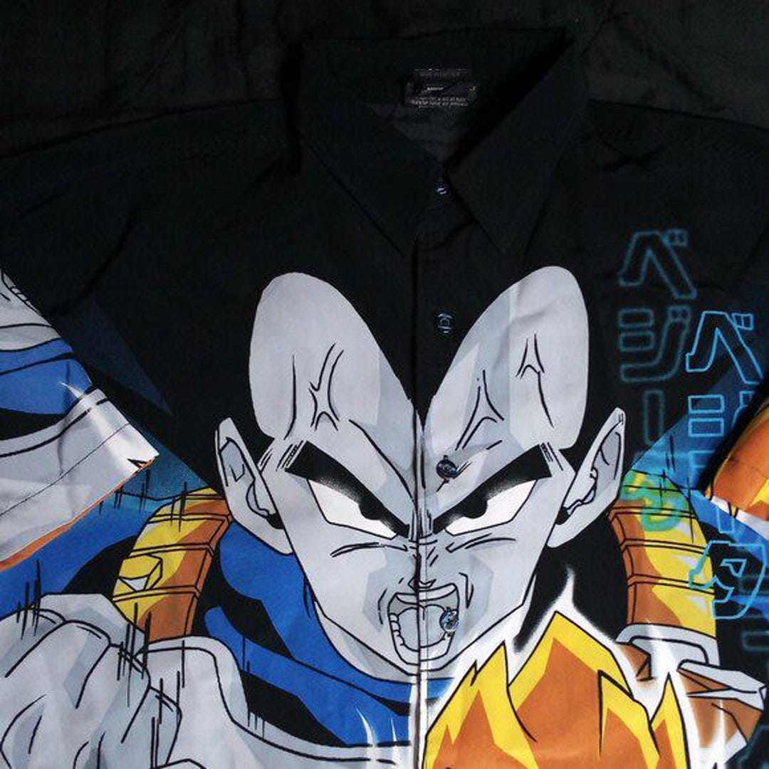 Vintage Dragon Ball Z Button Down Hawaiian Shirt - Etsy
