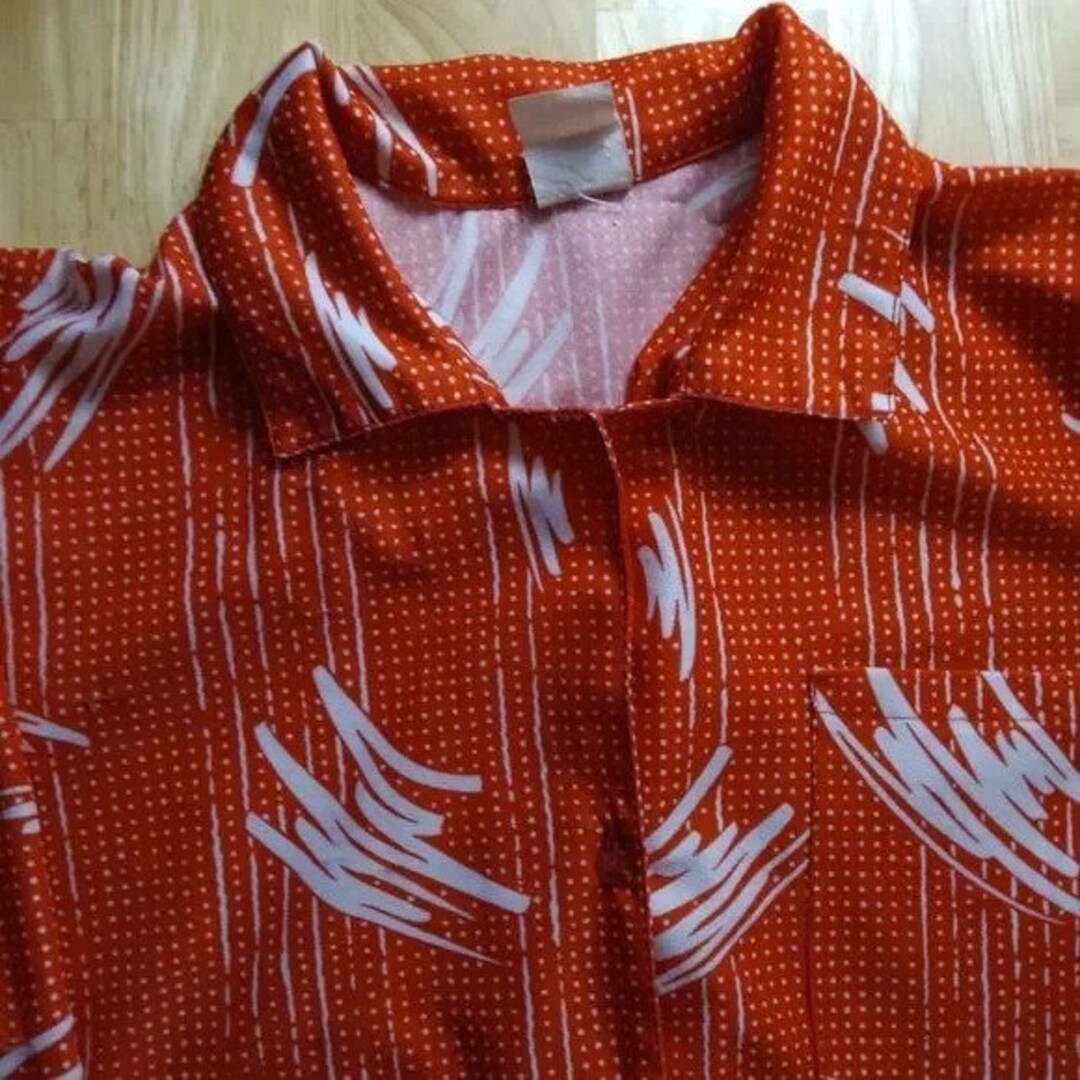 Vintage 70s Brush Stroke Dots Polyester Disco Shirt - Etsy