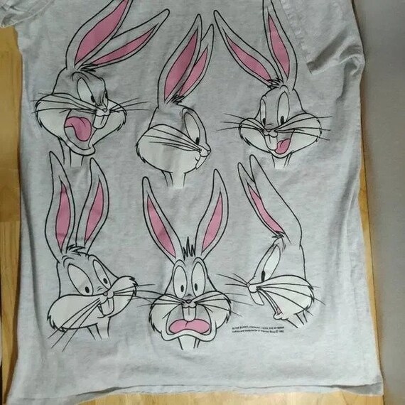 Vintage 90s Looney Tunes Bugs Bunny Faces Expressions… - Gem