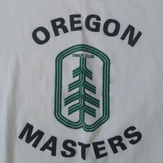 Vintage Oregon Track Club Masters Logo T-Shirt - - Gem