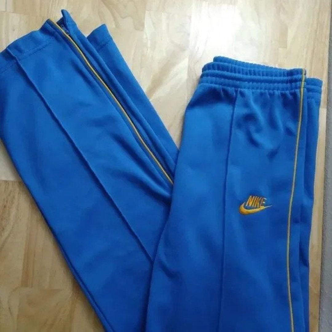 Vintage 70s Nike Logo Striped Sweat Pants Joggers Track UCLA - Etsy