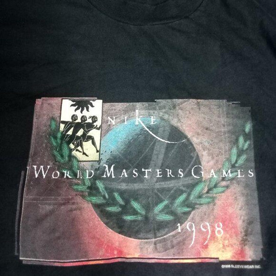 Vintage Nike World Masters Games 1998 T-shirt - Etsy