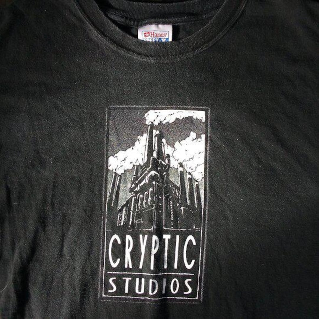 Vintage Y2K Cryptic Studios Logo T-shirt - Etsy