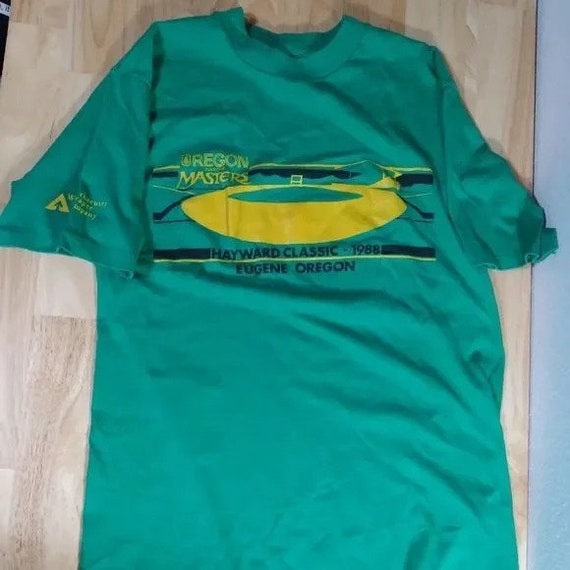 Vintage 80s Oregon Track Club Masters Hayward Classic… - Gem