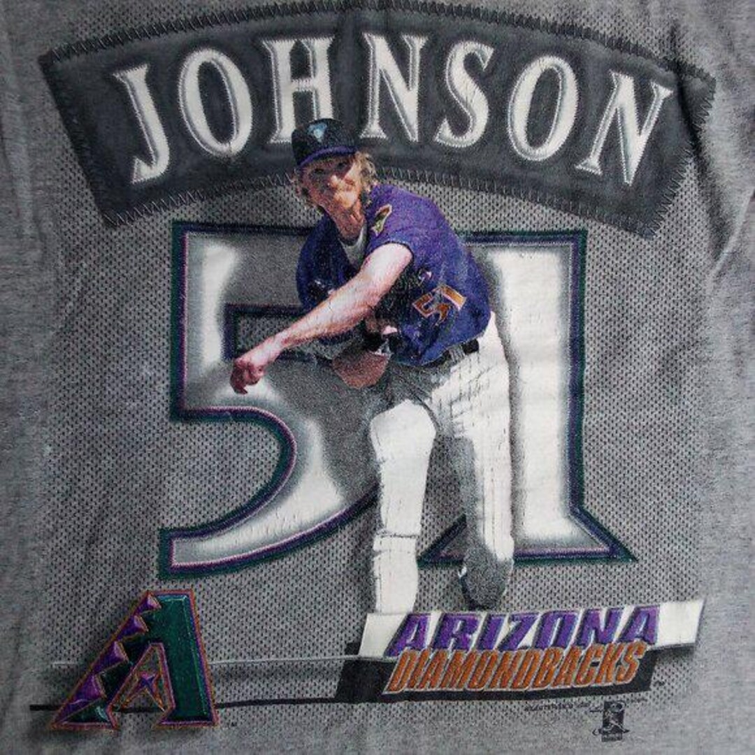 Vintage STARTER Randy Johnson Arizona Diamondbacks Big Unit T-shirt - Etsy