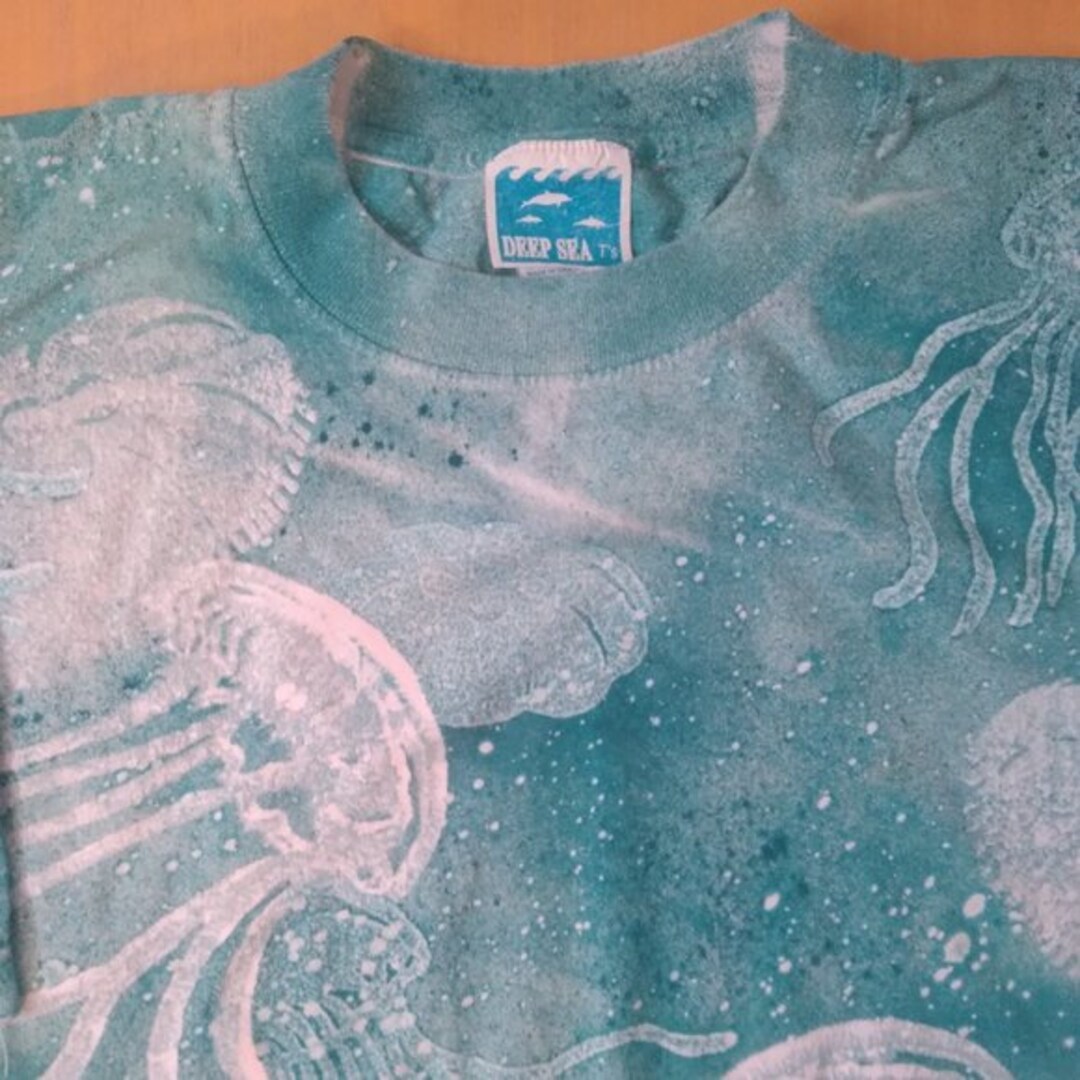 Vintage Deep Sea T's Jellyfish AOP T-shirt - Etsy