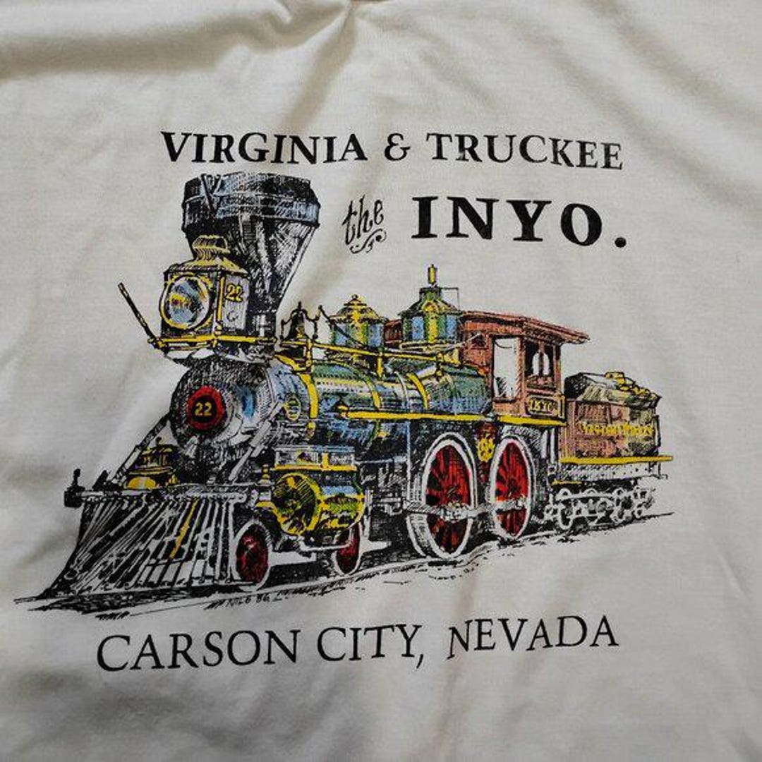 Vintage 80s Virginia & Truckee Railroad Train Caron City T-shirt - Etsy