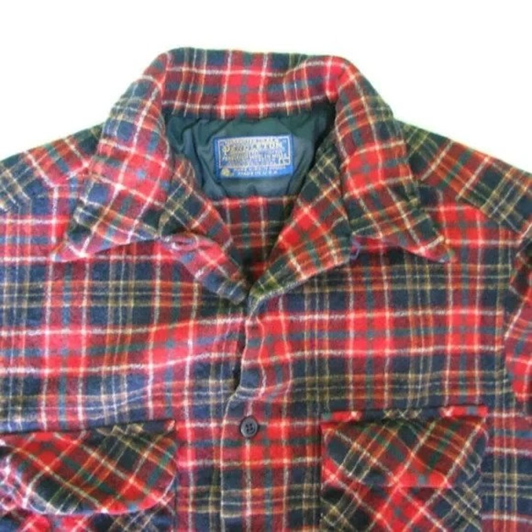 Vintage Pendleton Flannel Wool Button-down Shirt - Etsy