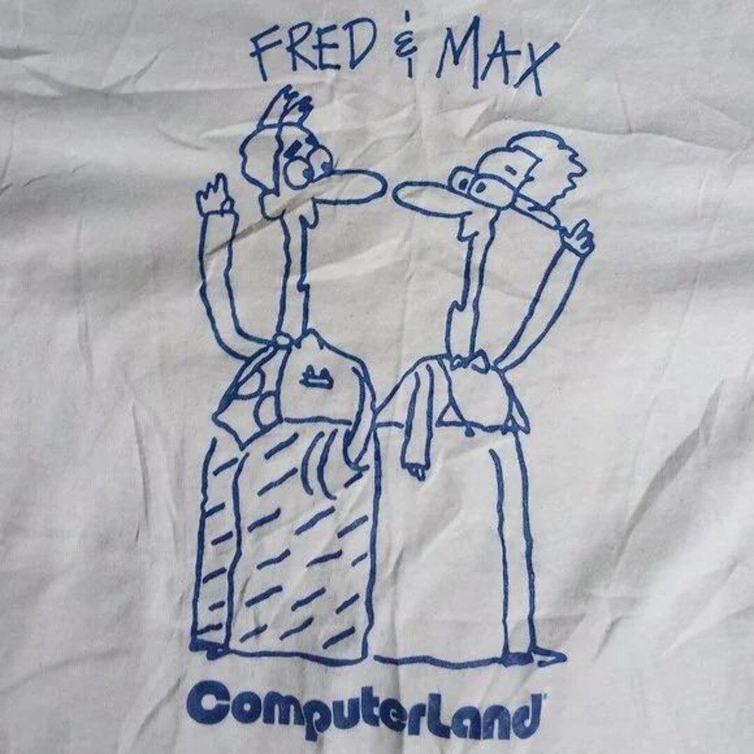 Deadstock Vintage Computerland Fred & Max T-shirt - Etsy
