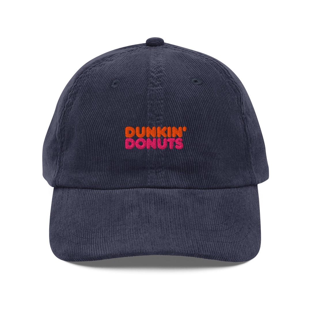 Dunkin Donuts Vintage Corduroy Cap "wicked Soft, Wicked Stylish" - Etsy