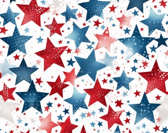 Seamless Stars Pattern, Png, Sublimate Download, Digital Paper ...