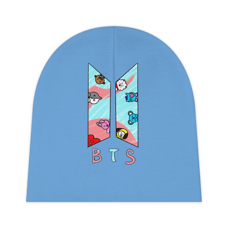 BTS BT21 Baby Beanie, BTS Logo Bts Newborn Beanie, Bts Baby Hat, Bts ...