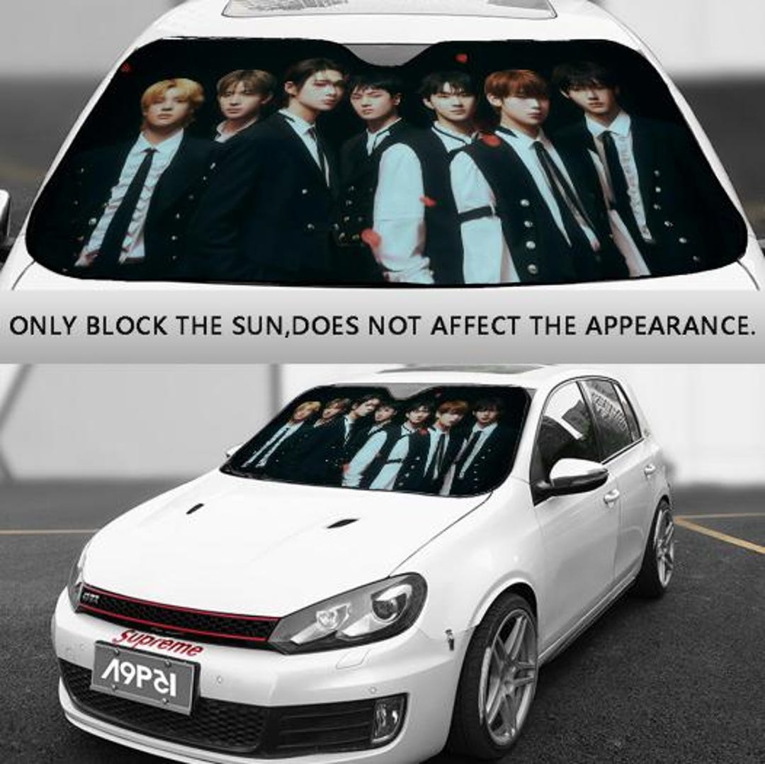 Enhypen Engene Car Sun Shade Kpop Gift, Car Sunshade, K-pop Inspired ...