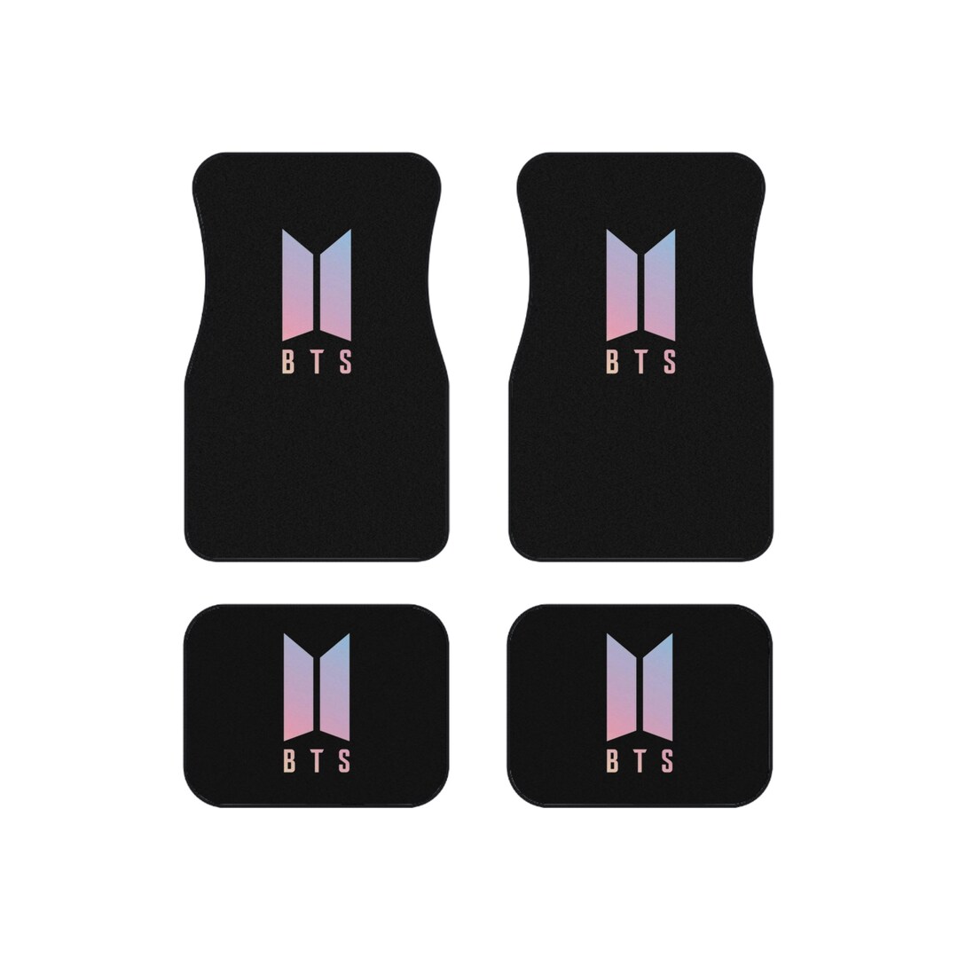 BTS Logo Car Mats - Set of 2, 4 or 6 Mats - BTS Car Accessories ...
