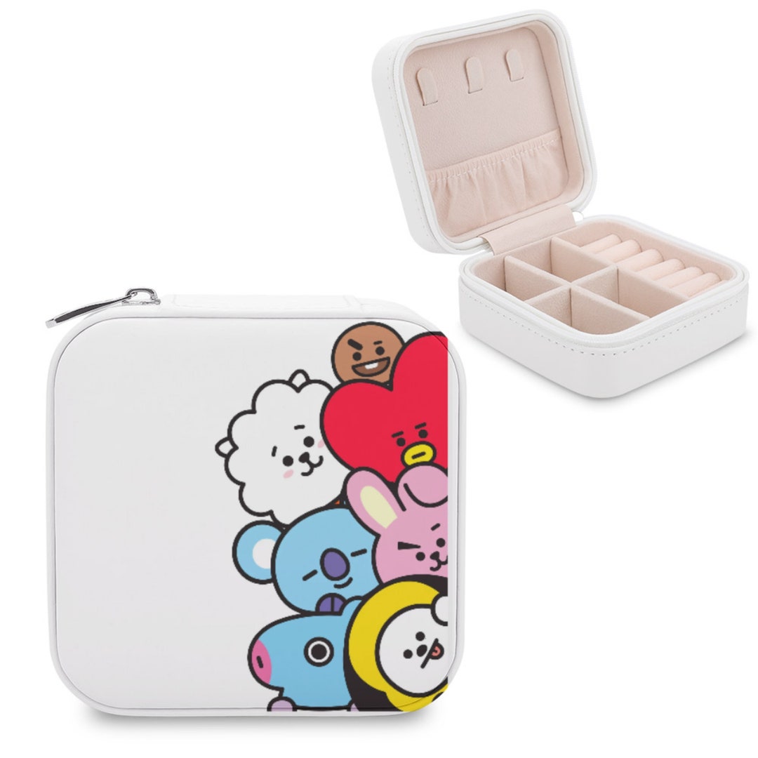 BTS BT21 Jewelry Box BTS Accessories Bts Jewelry Bts Travel Jewelry Box ...