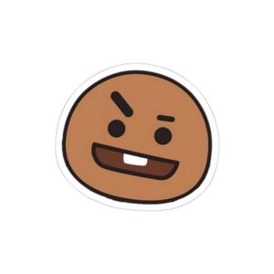 BTS BT21 Face Car Decals Die-cut Outdoor Stickers Great for Cars ...