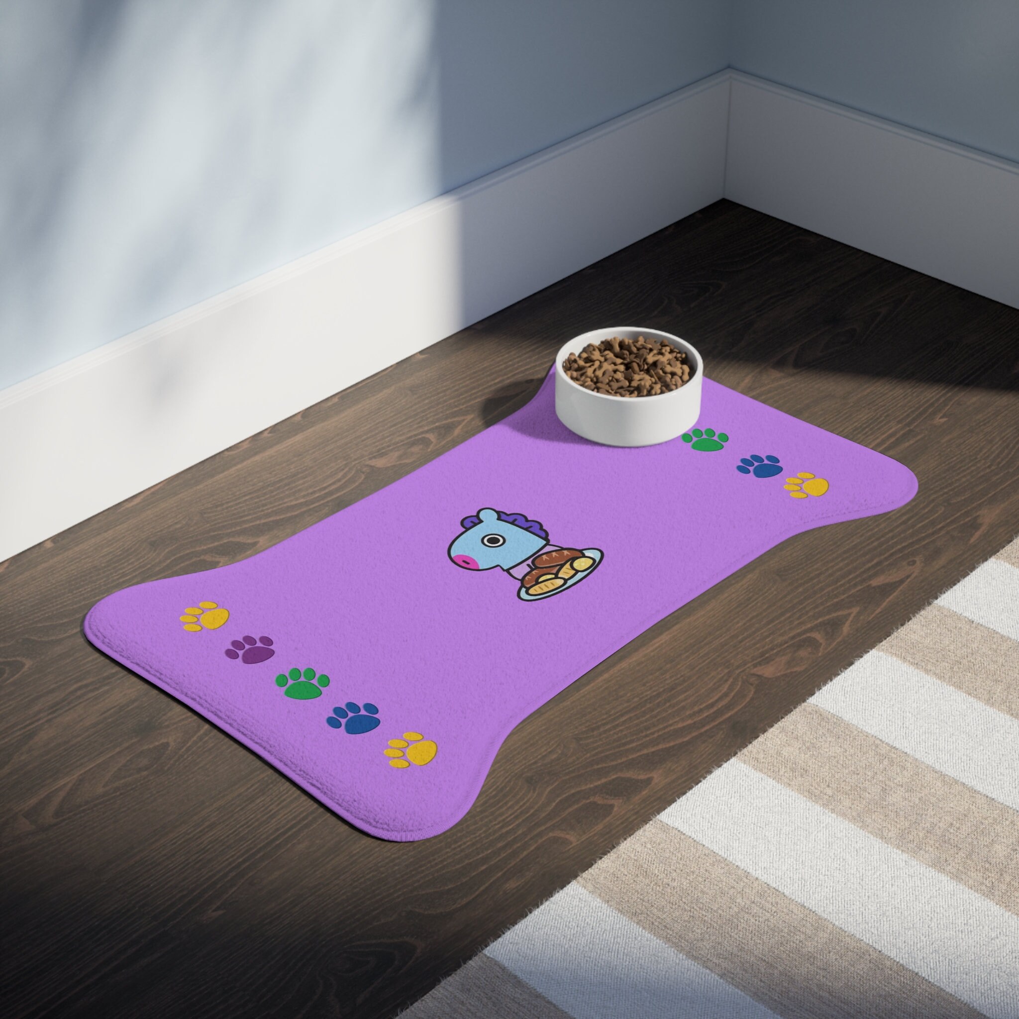 BTS BT21 Pet Feeding Mats BT21 Koya BTS Pet Accessories - Etsy