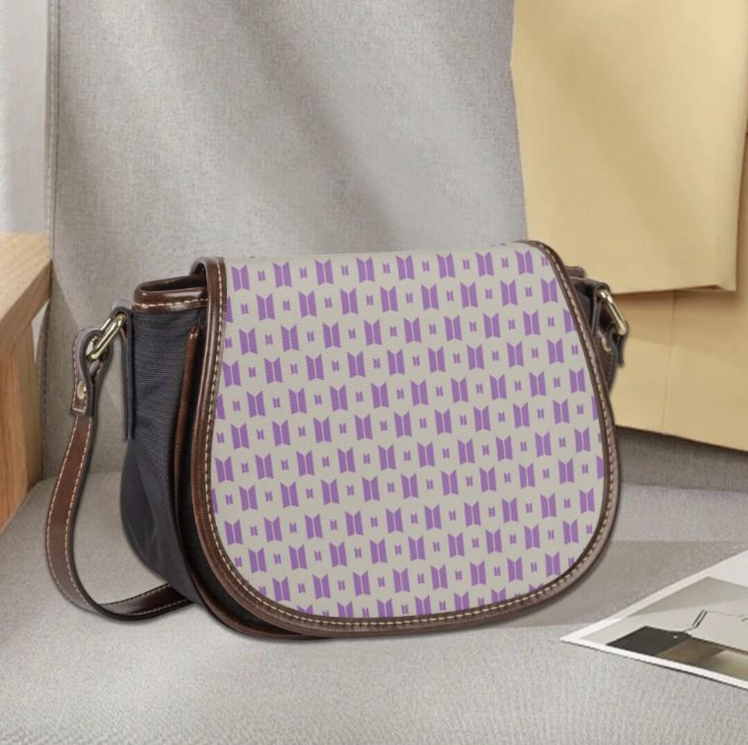 BTS Shoulder Bag - BTS Purse - BTS Inspired Women's Bag - Saddle Bag ...