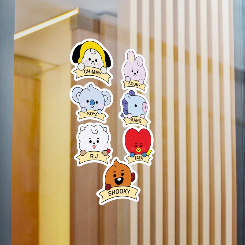 Bt21 Stickers - Etsy