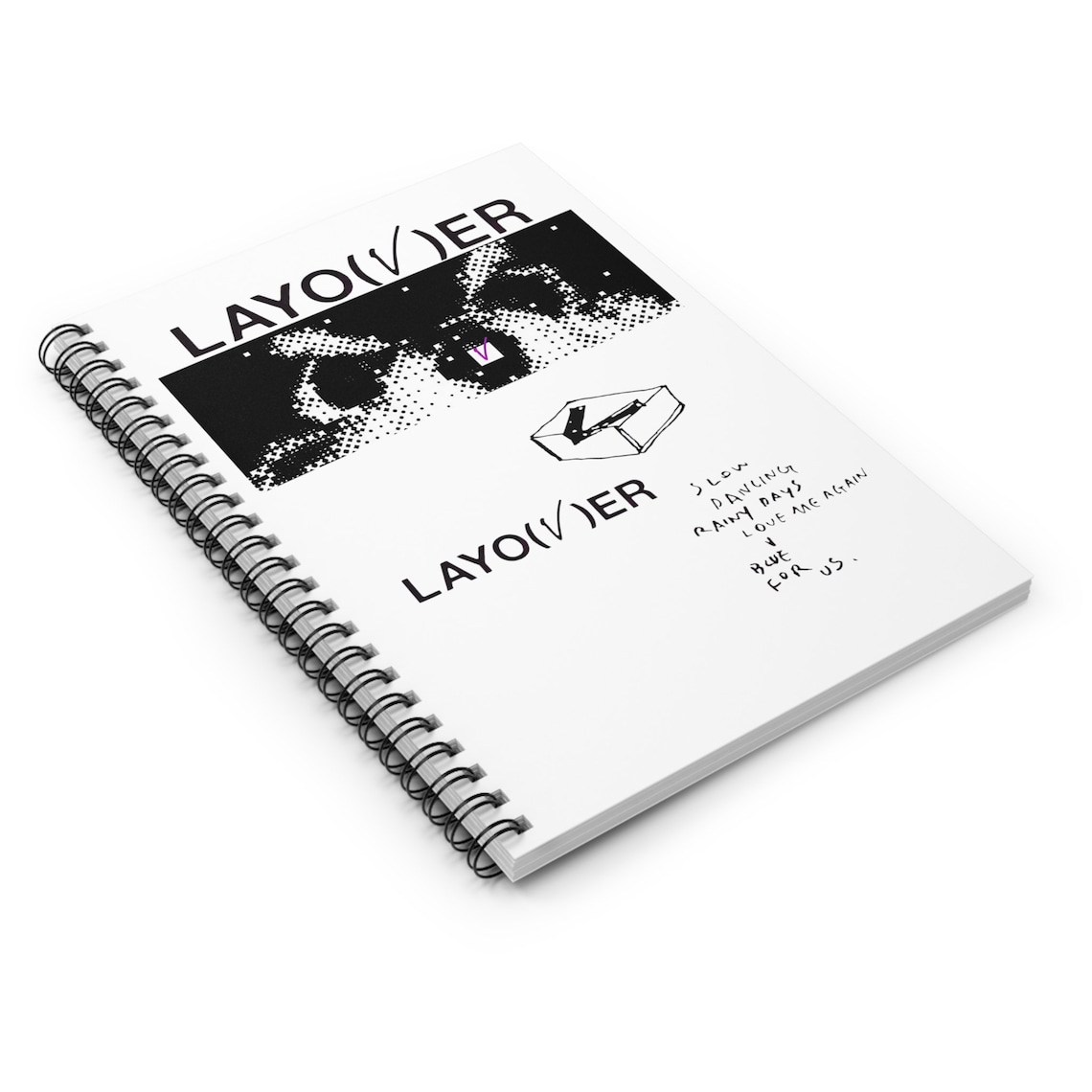 BTS V Kim Tae-hyung Layover Spiral Notebook Journal - Etsy