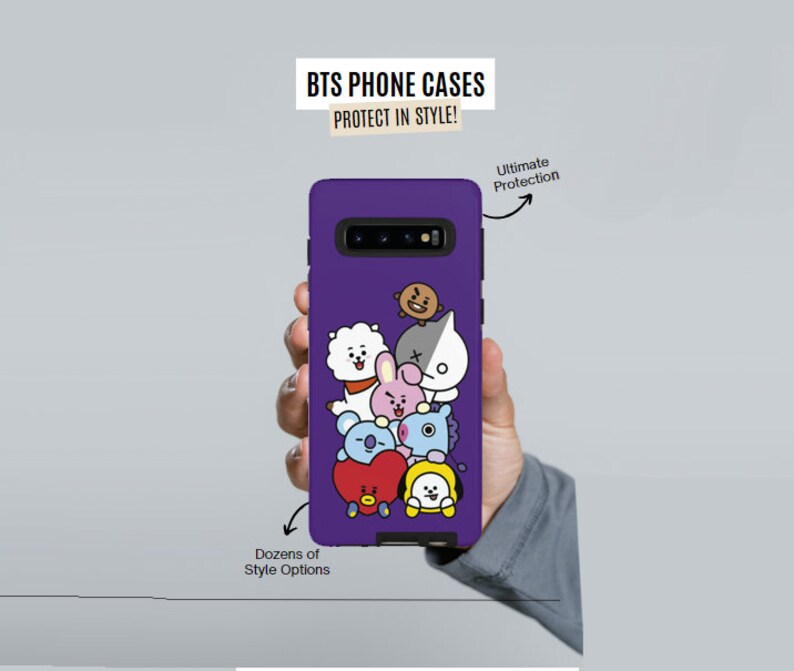 BTS BT21 Cell Phone Cases BT21 BTS Cell Phone Covers Samsung Galaxy ...