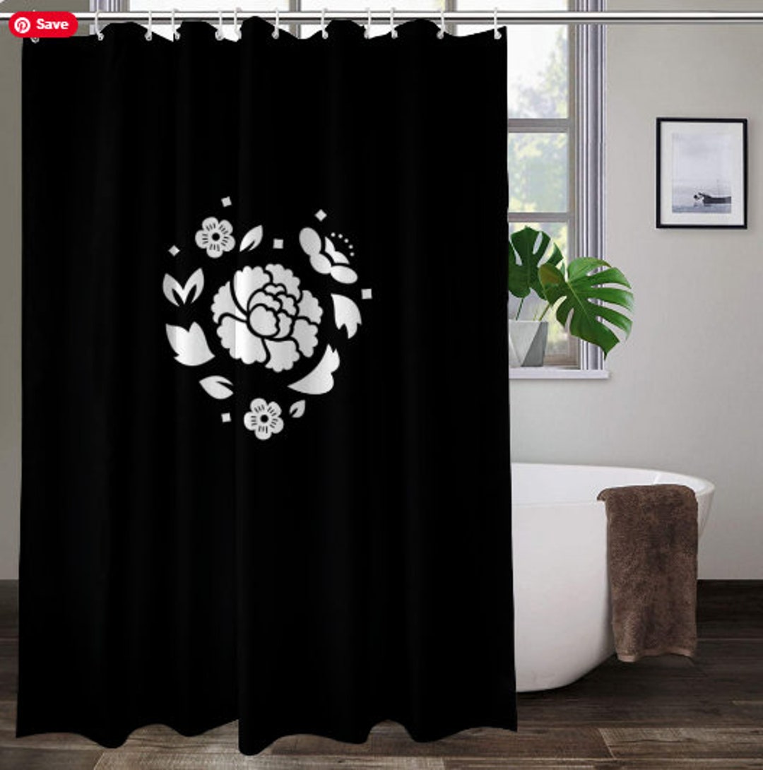 BTS Suga Lotus Inspired Splish Splash! Shower Curtain - Ultimate Agust ...