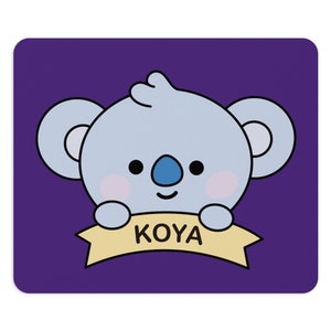 BTS & BT21 Koya Mouse Pad Perfect BTS Army Gift Rm / Namjoon - Etsy