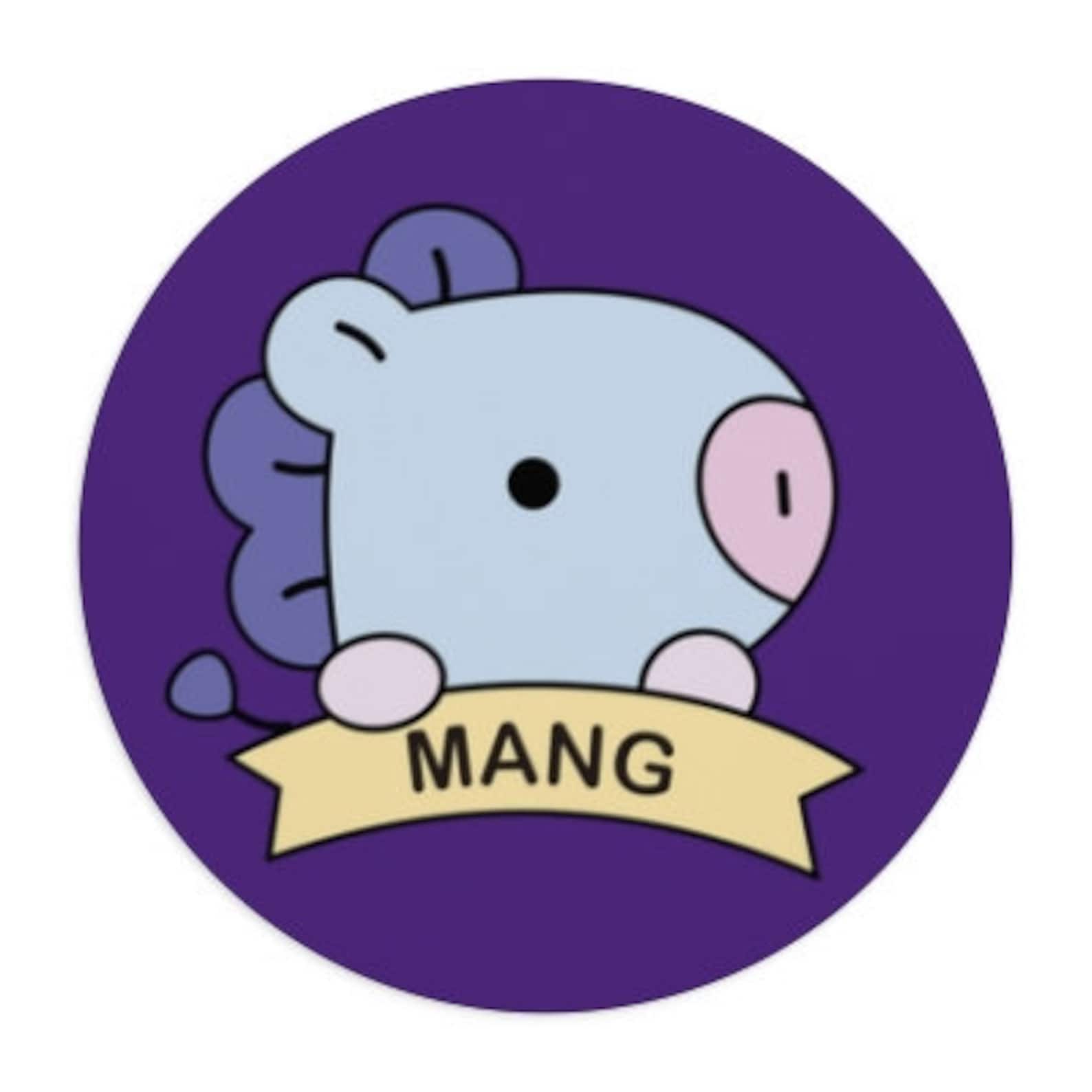 BTS & BT21 Inspired Fan Art Mouse Pads Koya Mang RJ - Etsy