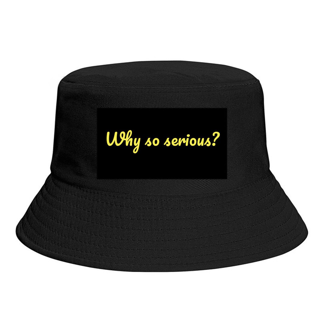 BTS Suga's Bucket Hat - Why so Serious - BTS Army Gift - Bts Merch ...