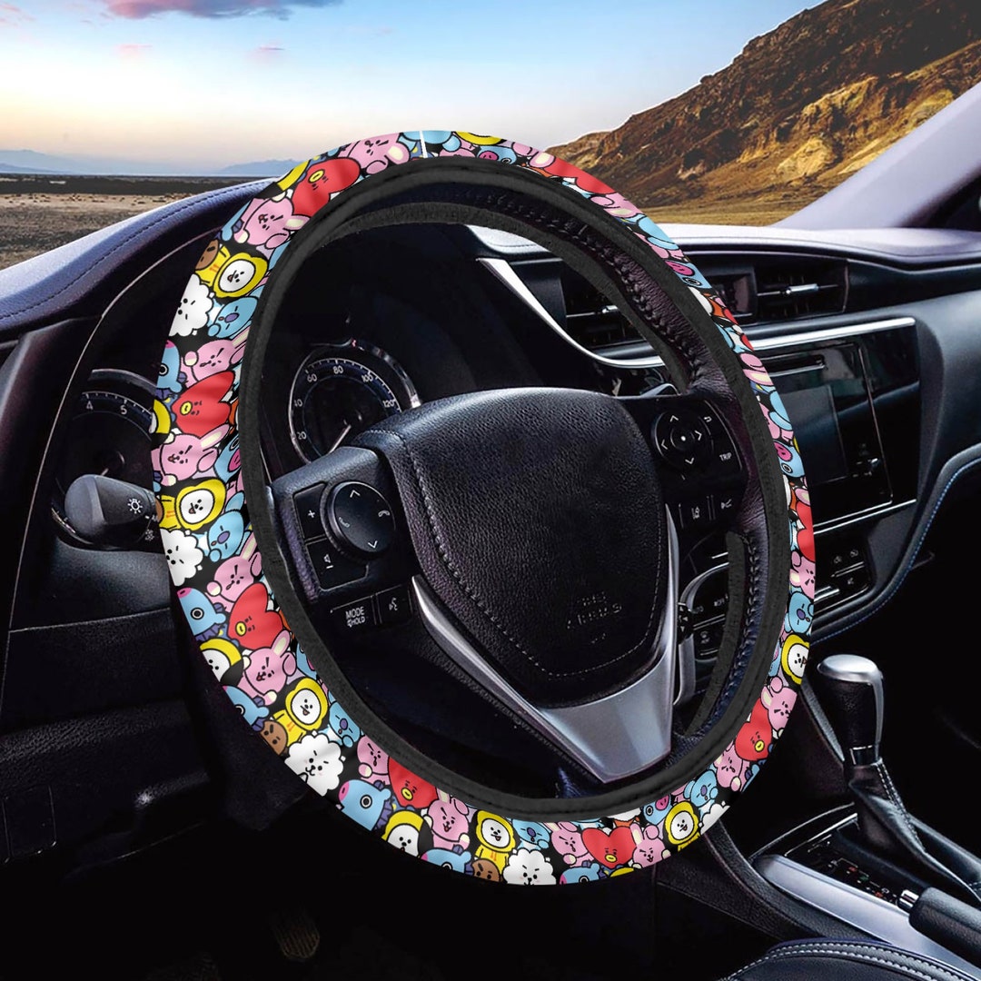 BTS BT21 Steering Wheel Cover BT21 Pattern Great BTS Car Accessory BTS ...