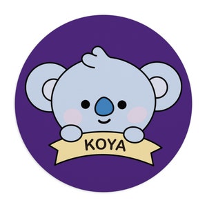 BTS & BT21 Koya Mouse Pad Perfect BTS Army Gift Rm / Namjoon - Etsy