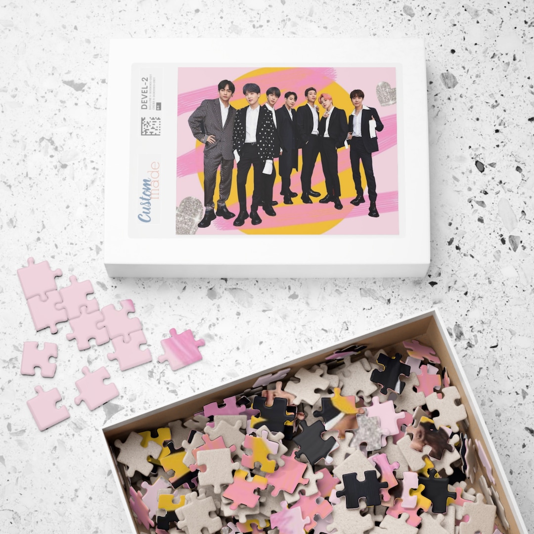 BTS OT7 Jigsaw Puzzle - RM, Jin, Jhope, Suga, Jimin, V and JK - 3 Sizes ...