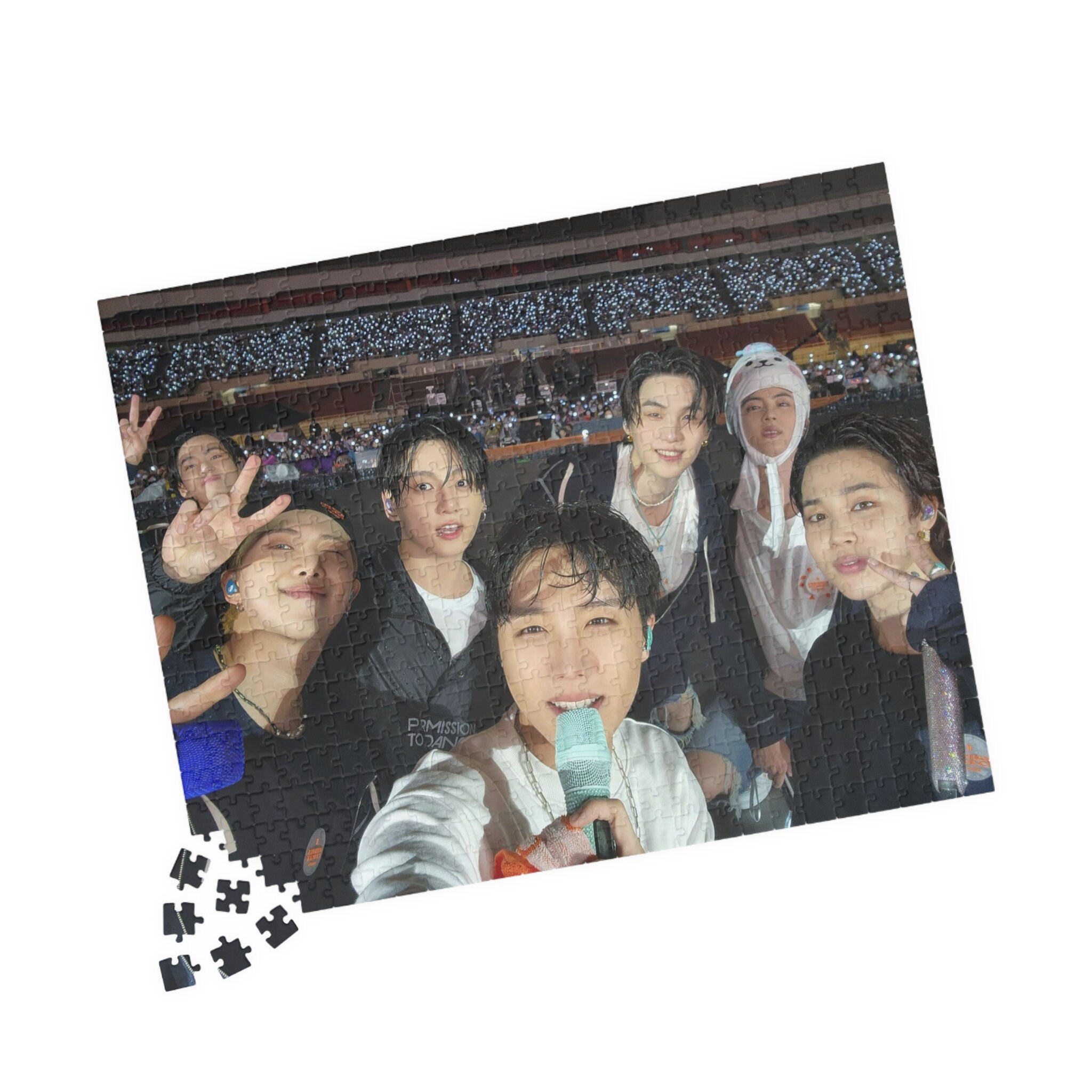 BTS Concert Jigsaw Puzzle 4 Sizes Bt21 Puzzle, Bts Puzzle, Bts Jigsaw ...