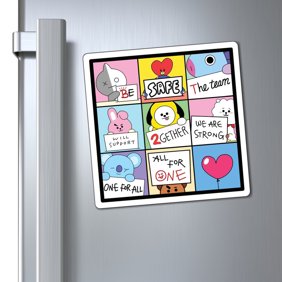 BTS & BT21 Magnets Great Gift for BTS Army Koya Mang RJ - Etsy