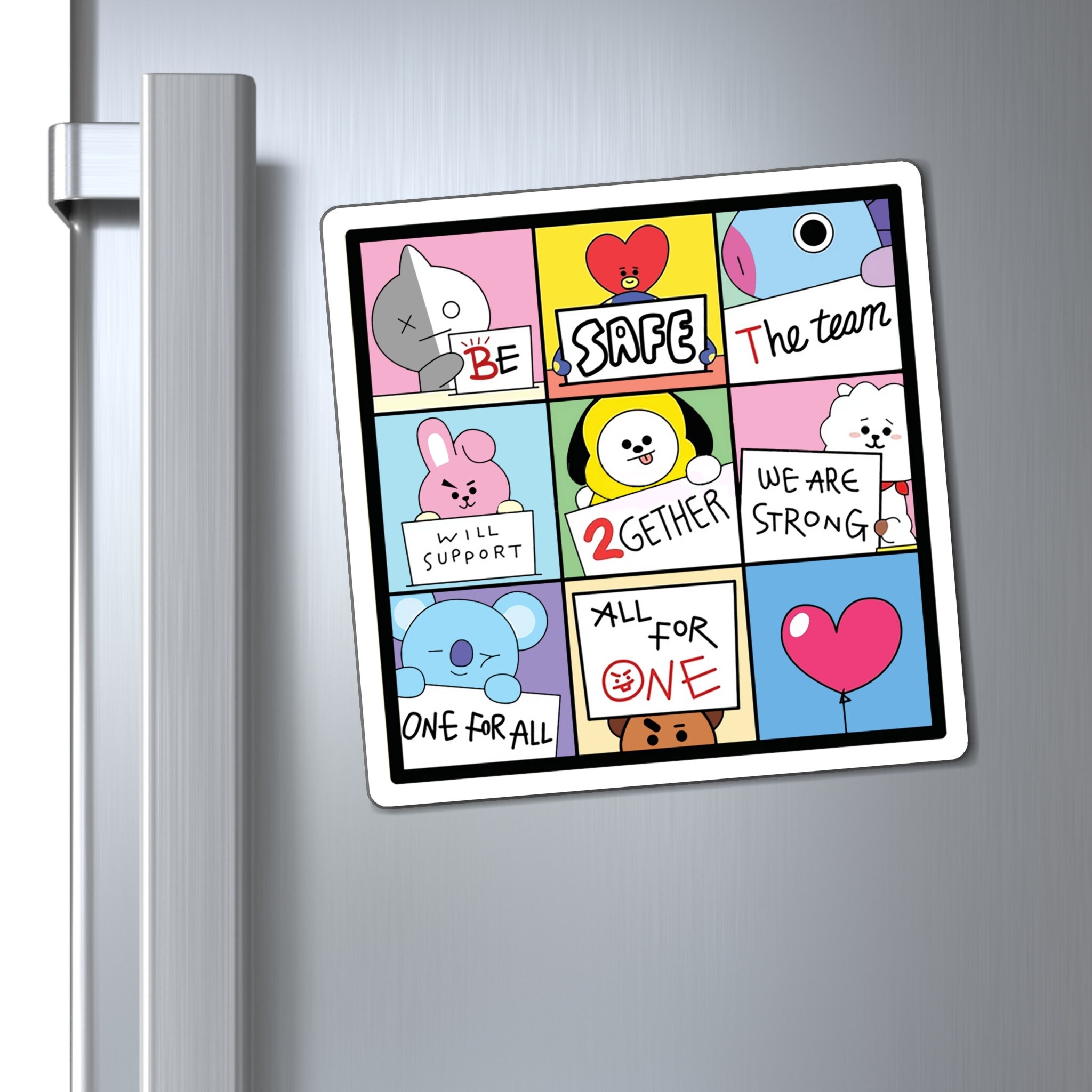 BTS & BT21 Magnets Great Gift for BTS Army Koya Mang RJ - Etsy