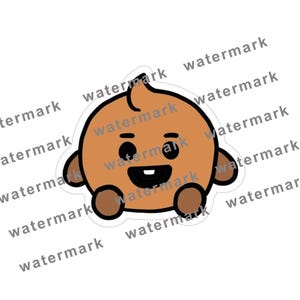 BTS BT21 Car Decals - Die-cut Outdoor Stickers - Great for Cars ...