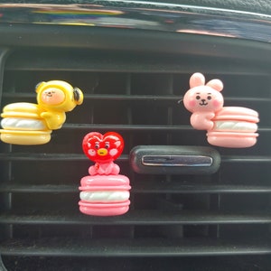 BTS BT12 Car AC Vent Clips 3 Styles Macarons, Original & Updated ...