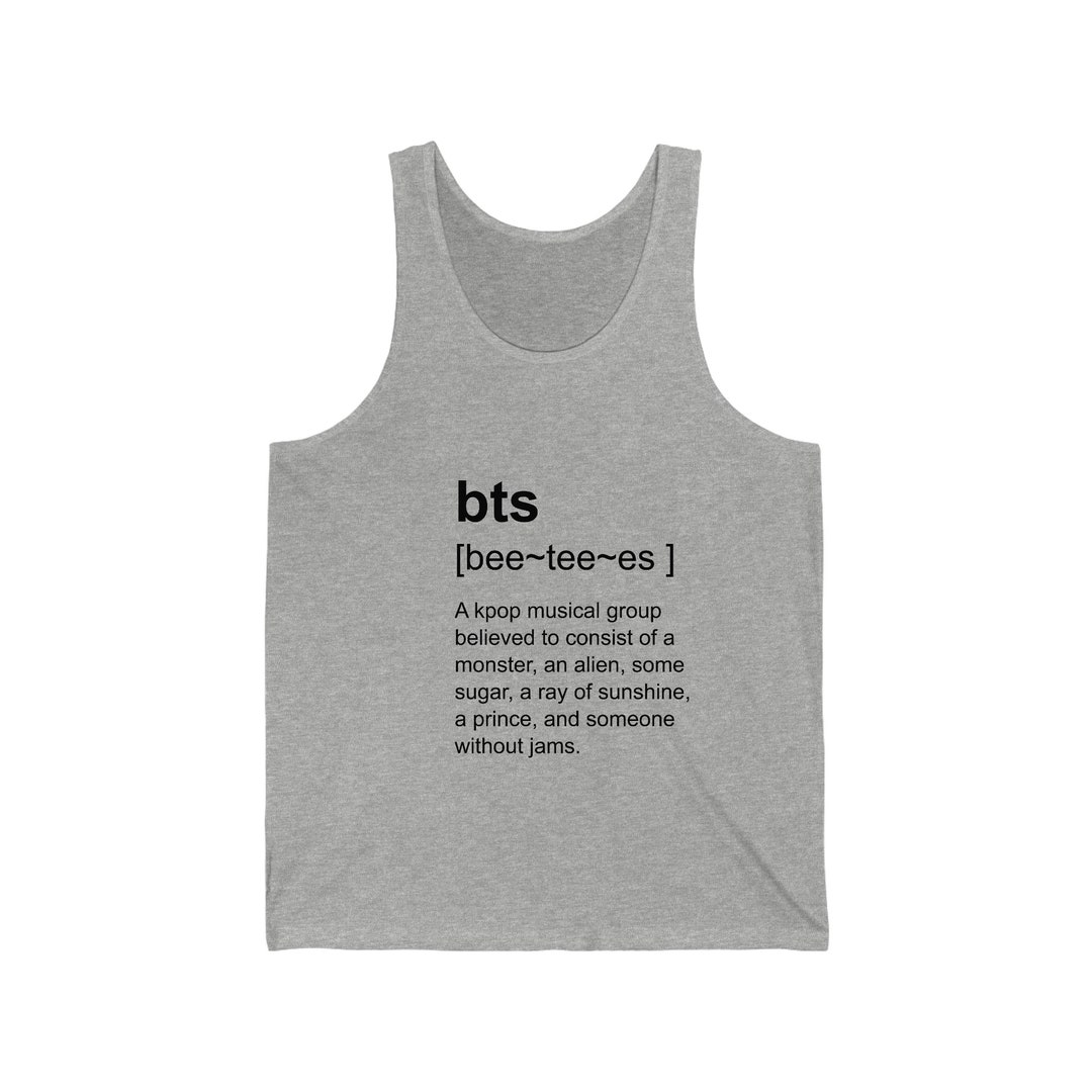 BTS - Definition of BTS - Unisex Tank Top - Great for the BTS Army ...