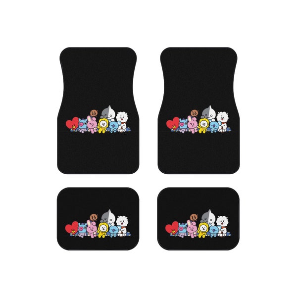 Bts Bt21 Car Mats - Etsy