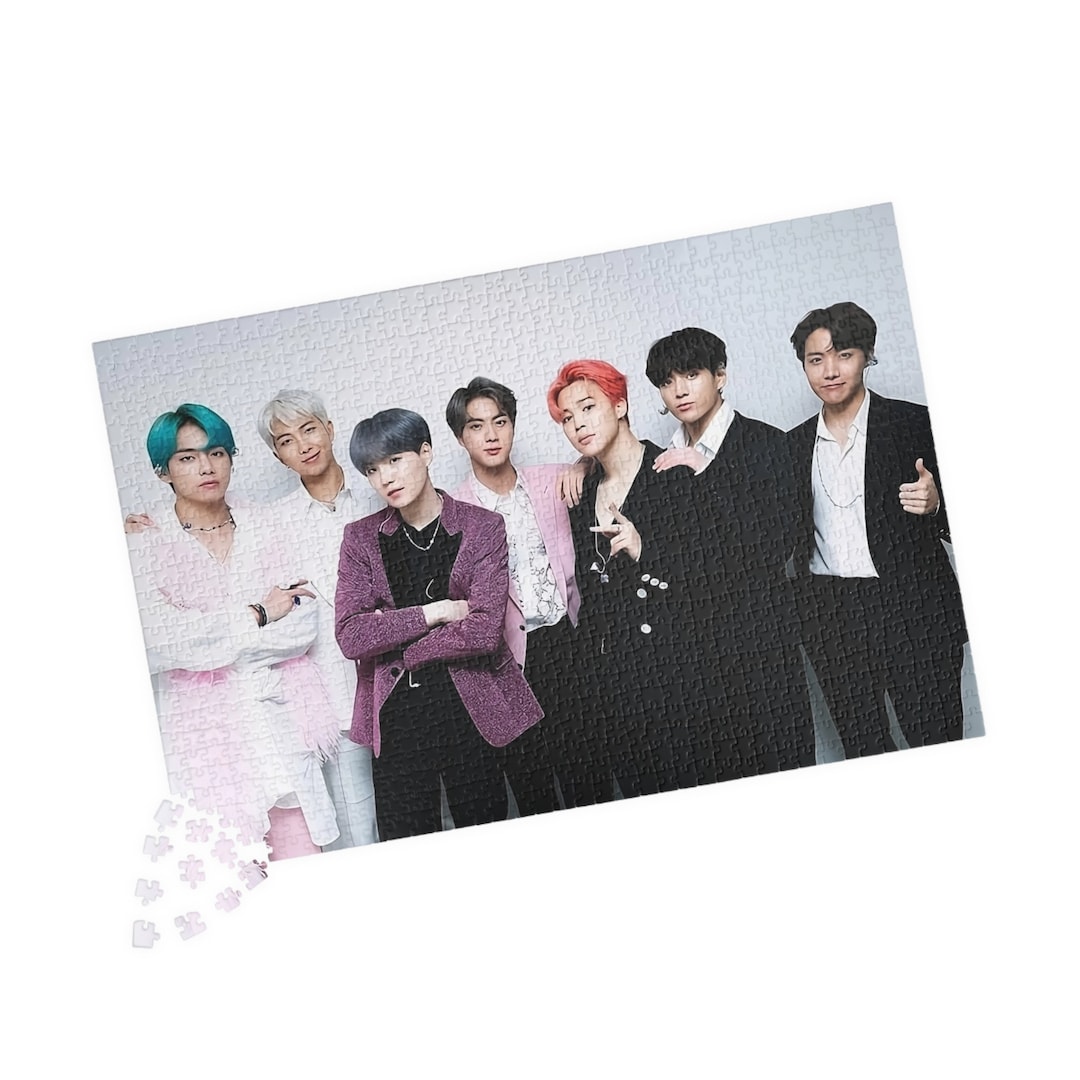 BTS OT7 Jigsaw Puzzle 1014 Piece Kit Bt21 Puzzle, Bts Puzzle, Bts ...