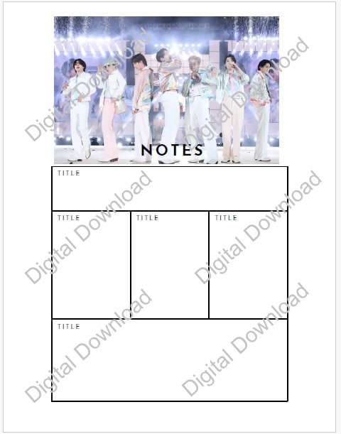BTS 2024 Planner BTS Digital 2024 Journal 53 Printable - Etsy Canada
