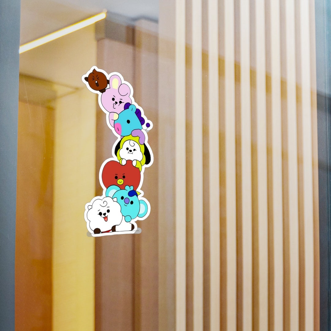 BTS BT21 Vinyl Sticker Decal Deco Great for Cars, Windows, Journals ...