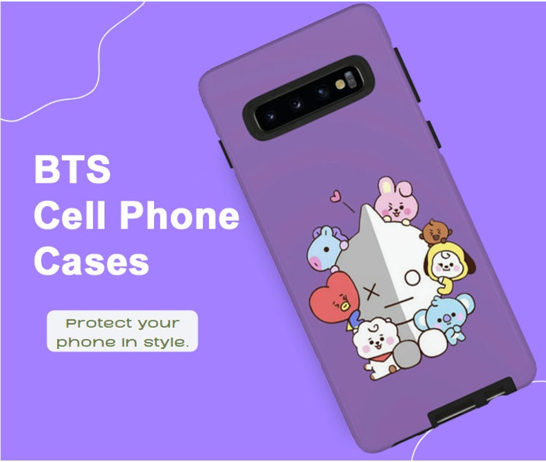 BTS BT21 Cell Phone Cases BT21 BTS Cell Phone Covers Samsung Galaxy ...