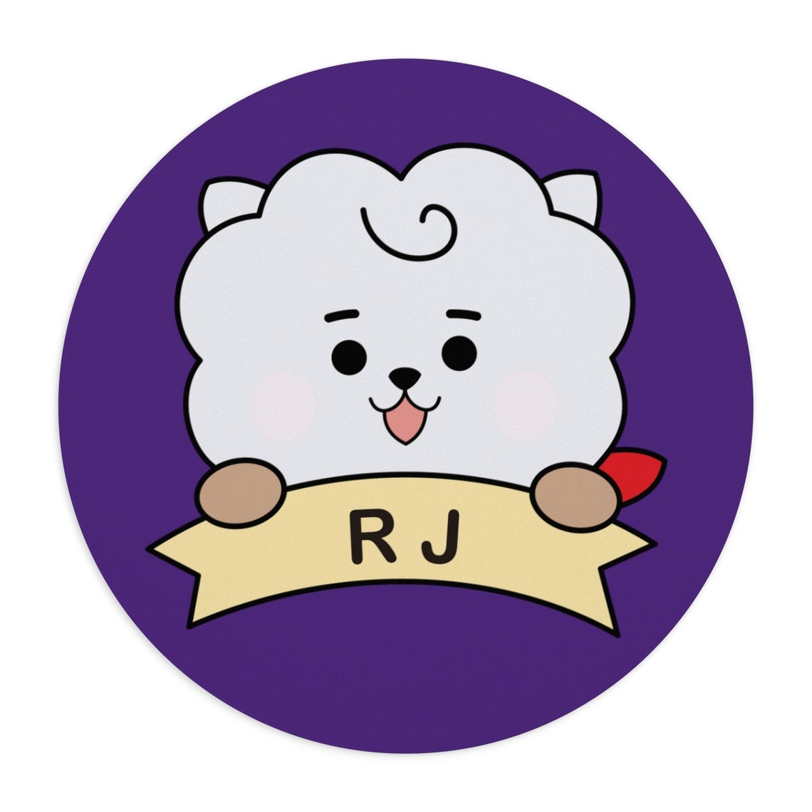 BTS & BT21 Inspired Fan Art Mouse Pads Koya Mang RJ - Etsy