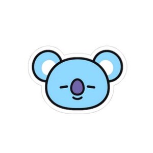 BTS BT21 Face Car Decals Die-cut Outdoor Stickers Great for Cars ...