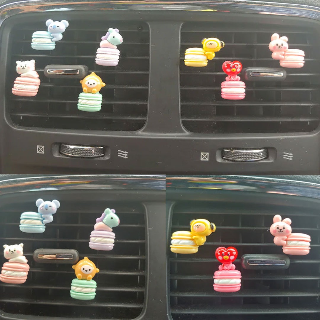 BTS BT12 Car AC Vent Clips 3 Styles Macarons, Original & Updated ...